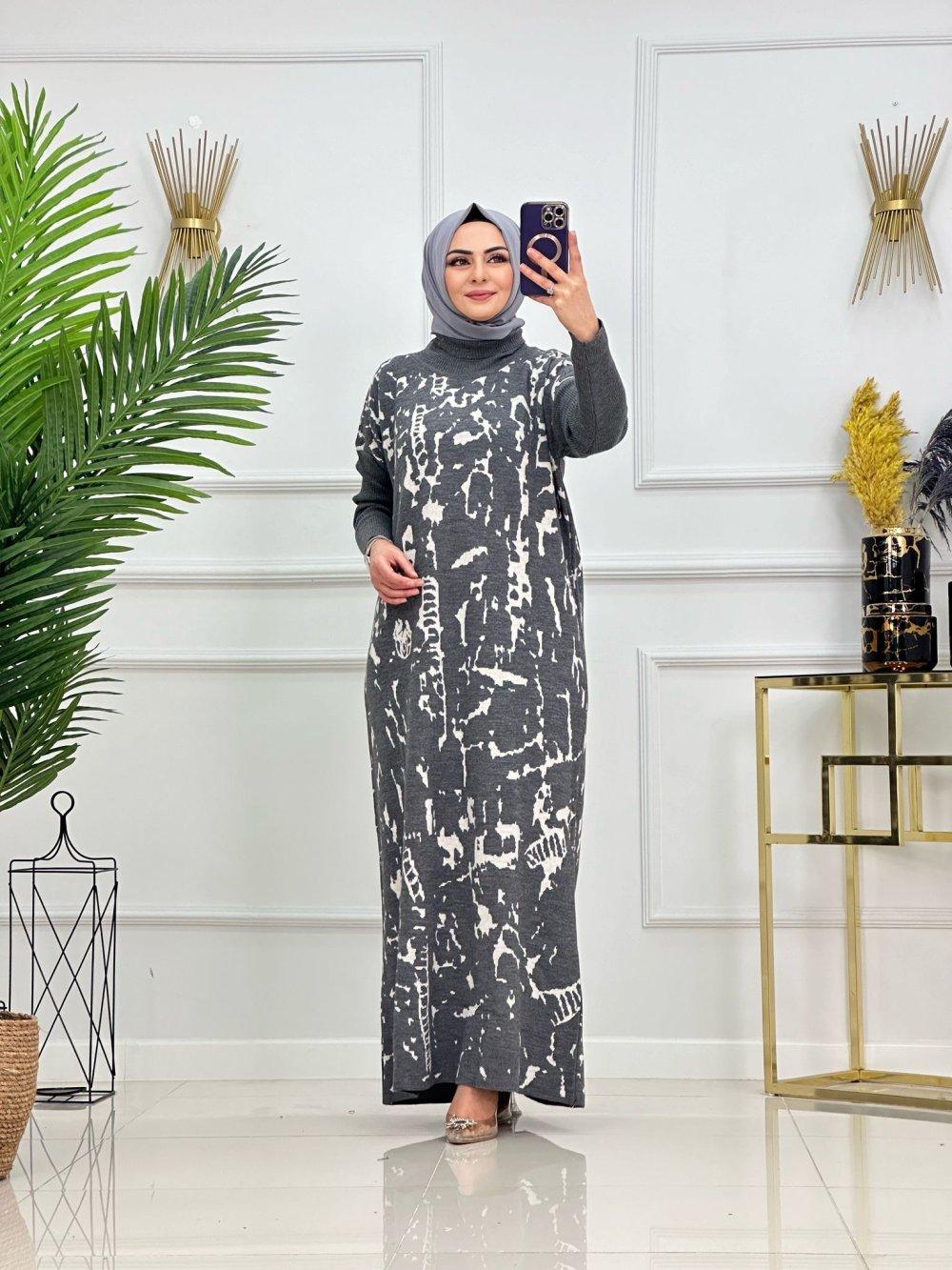 KARACA TRİKO ELBİSE-GRİ Gri Modelleri En Uygun Fiyatlarla